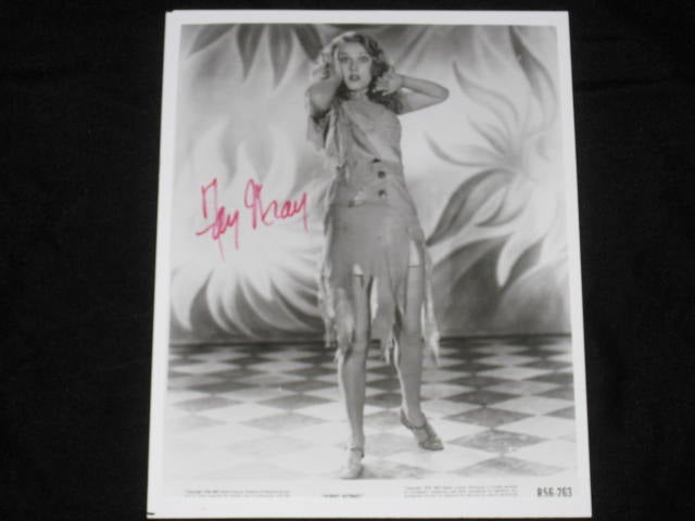 Photo, Signed, 8" x 10" Black and White von Wray, Fay: Signed by Author ...