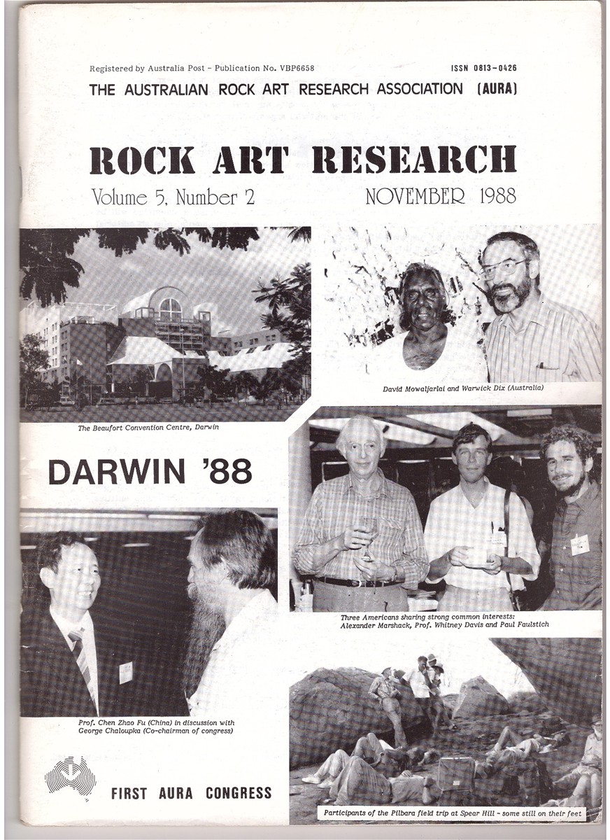 Rock Art Research The Journal of the Australian Rock Art Research ...