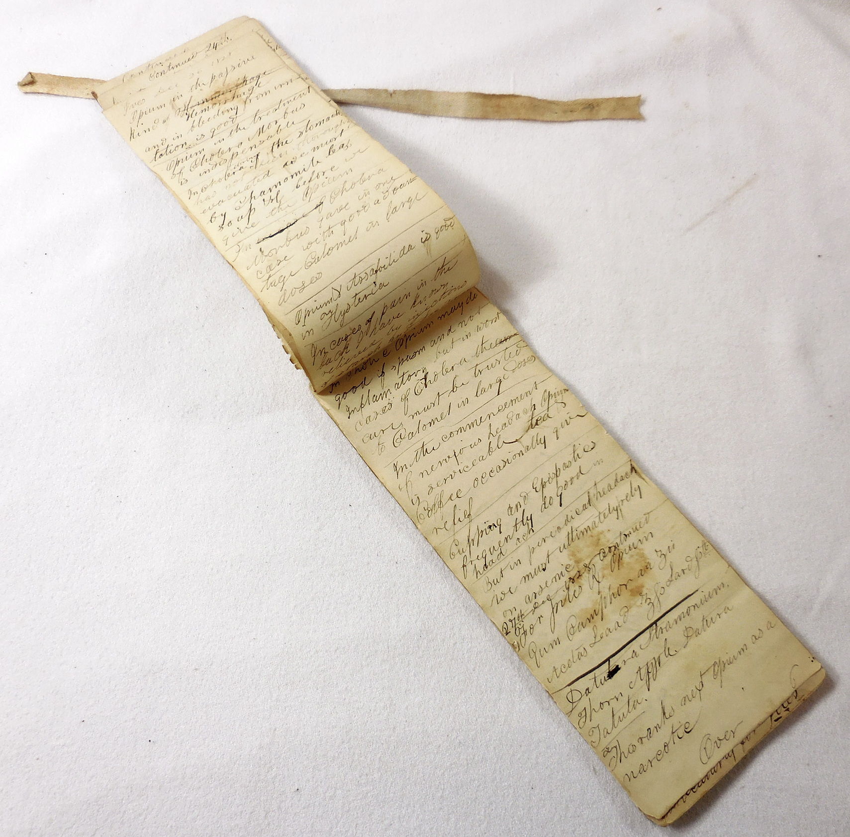 Notes from Materia Medica Class at Yale University 1824, 1828-29 by ...