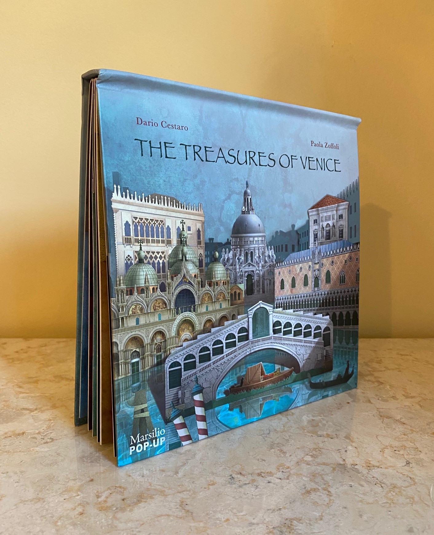 The Treasures of Venice Pop-Up Book de Paper Engineering and Art Work ...