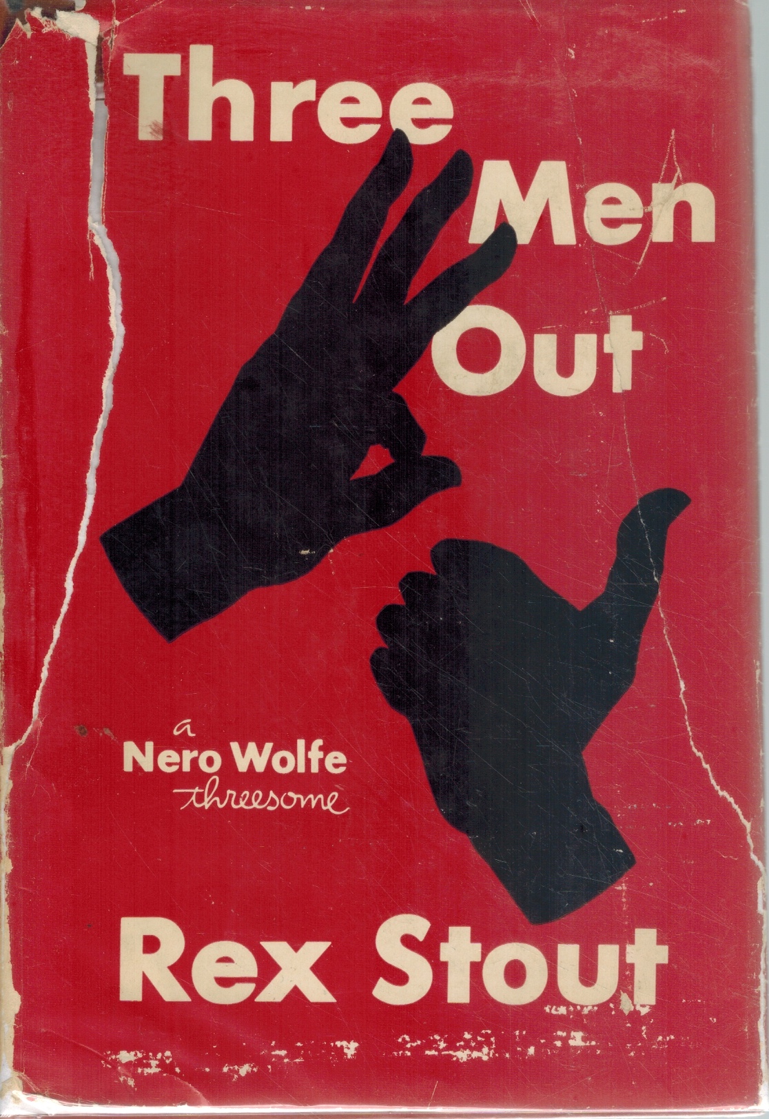THREE MEN OUT by Stout, Rex: Very Good Hardcover (1954) First Edition ...