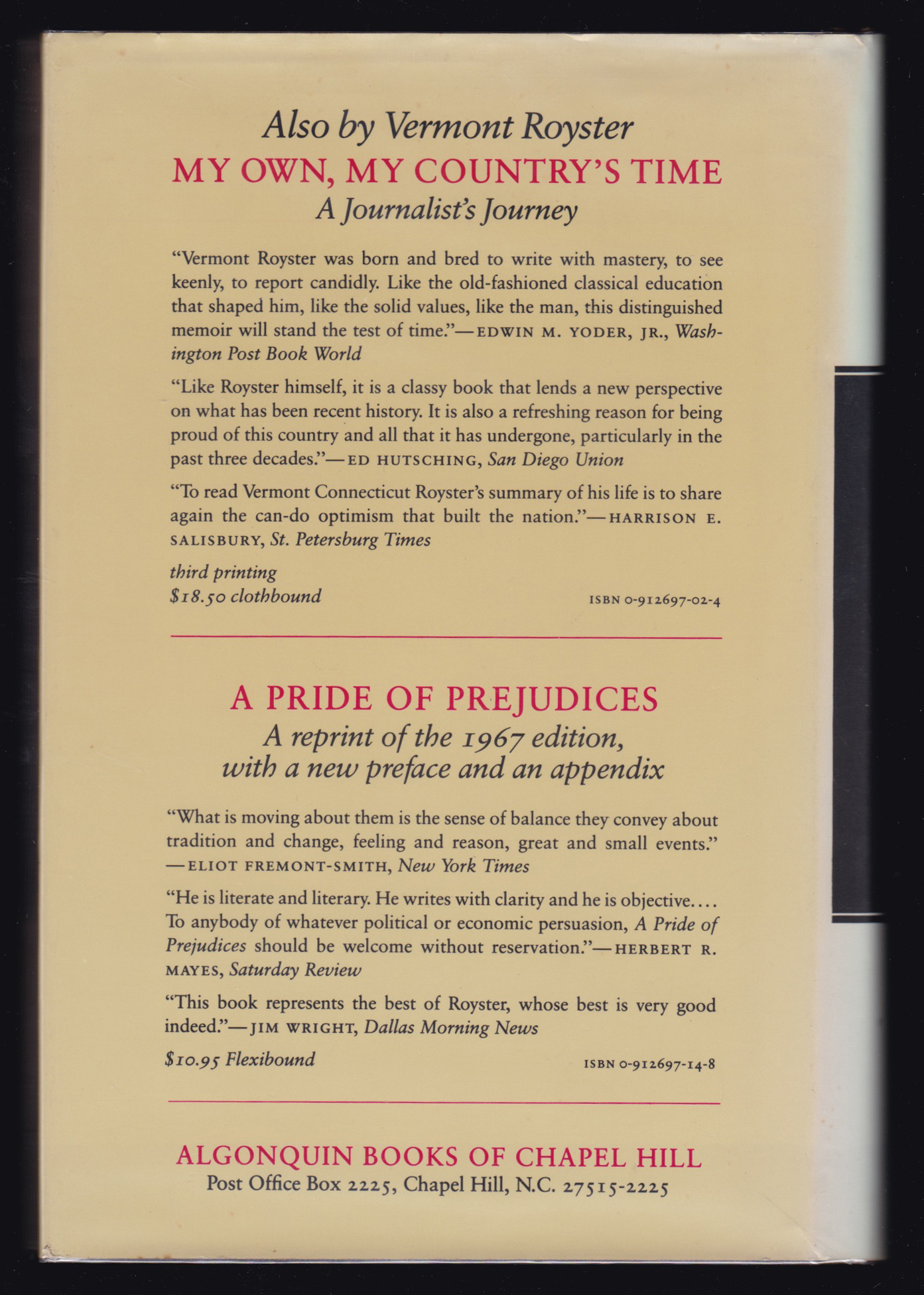 The Essential Royster: A Vermont Royster Reader by Vermont Royster ...