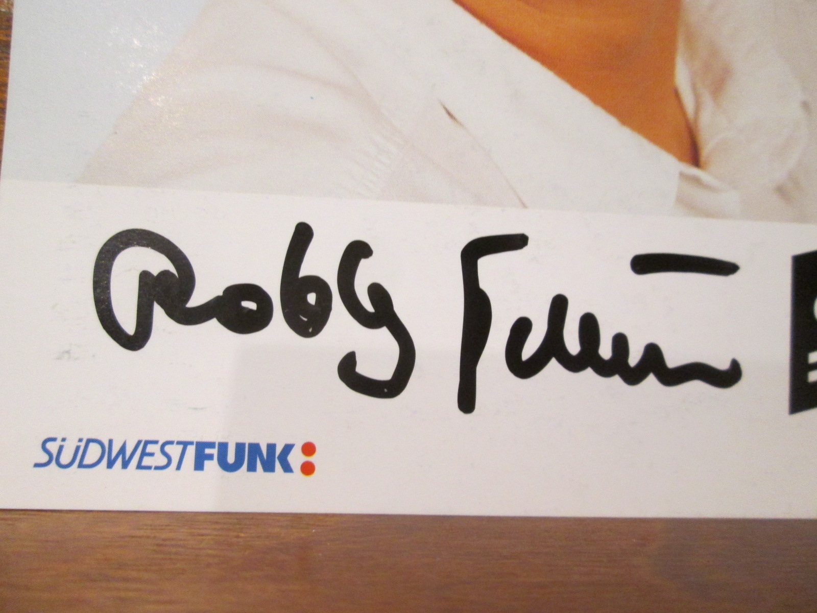 Original Autogramm Robby Gierer SWR3 /// Autogramm Autograph signiert ...