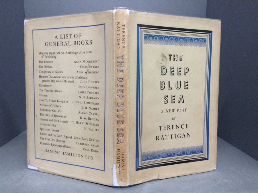 THE DEEP BLUE SEA by RATTIGAN, Terence | Chaucer Bookshop ABA ILAB