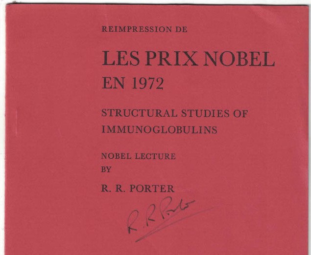 "Structural Studies of Immunoglobulins." Nobel Lecture. Reimpression de ...
