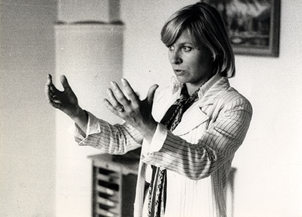 MARGARETHE VON TROTTA [ca. 1978] Portrait of German feminist filmmaker ...