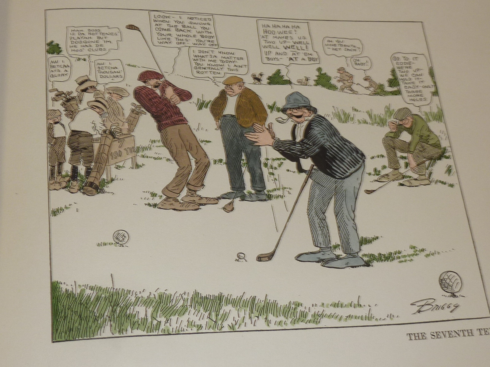 Golf The Book of a Thousand Chuckles The Famous Golf Cartoons by Briggs ...
