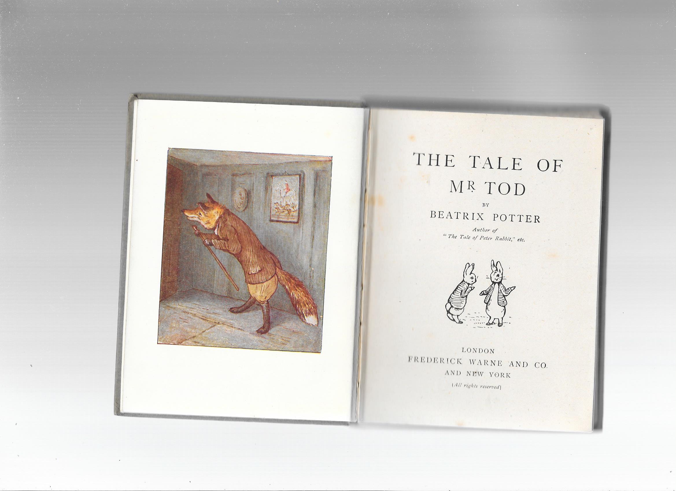 The Tale of Mr Tod by Potter Beatrix: Very Good Plus | Lavender Fields ...