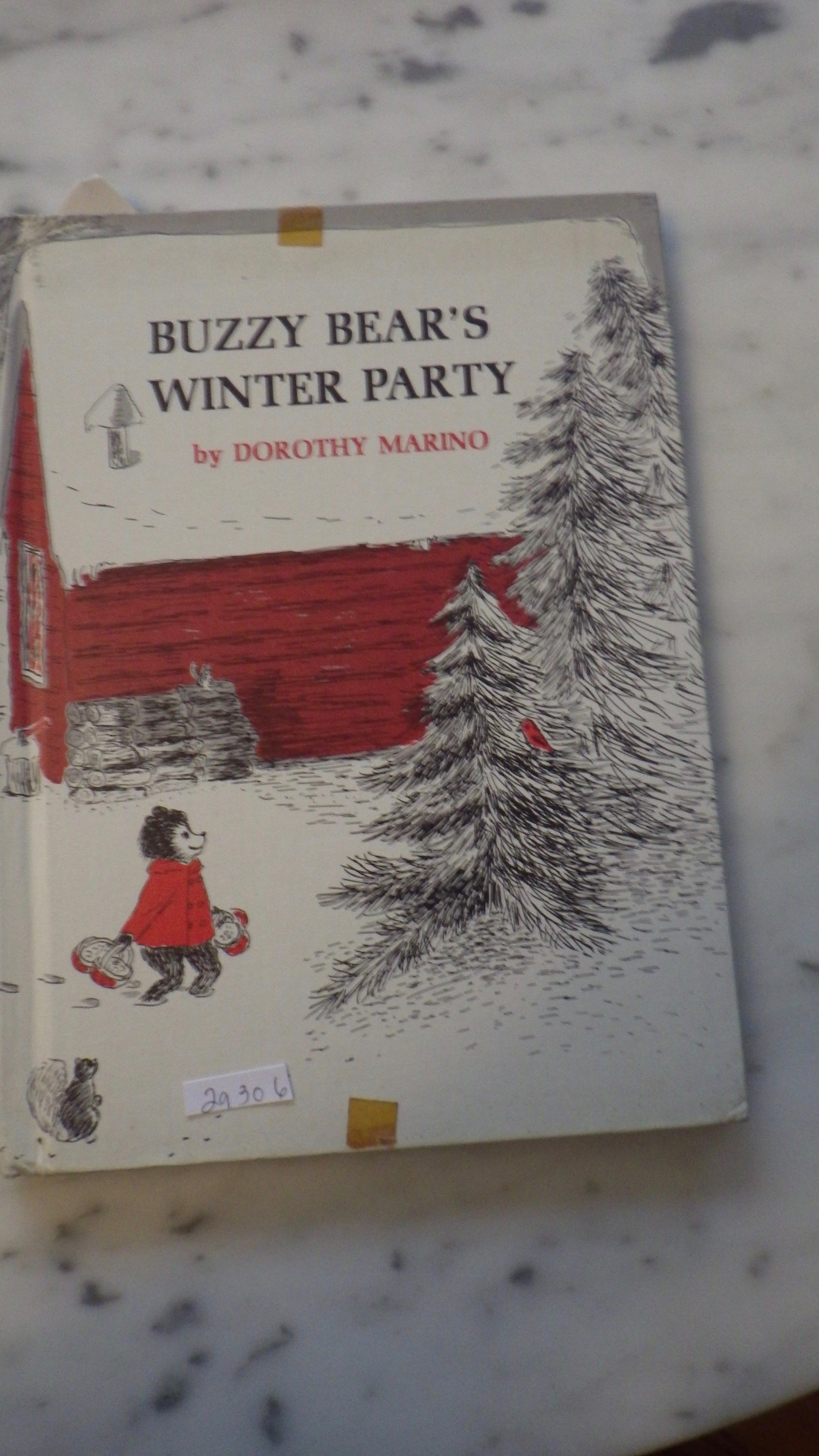 Buzzy Bear's WINTER PARTY, by Dorothy Marino, in Dust Jacket , Cold ...
