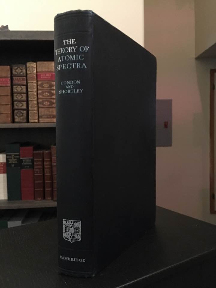 The Theory of Atomic Spectra by CONDON, E.U. and SHORTLEY, G.H.: Near ...