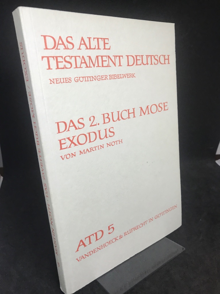 das zweite buch mose von martin noth - ZVAB