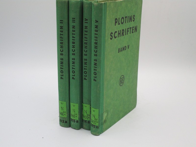 plotins schriften von plotin - ZVAB