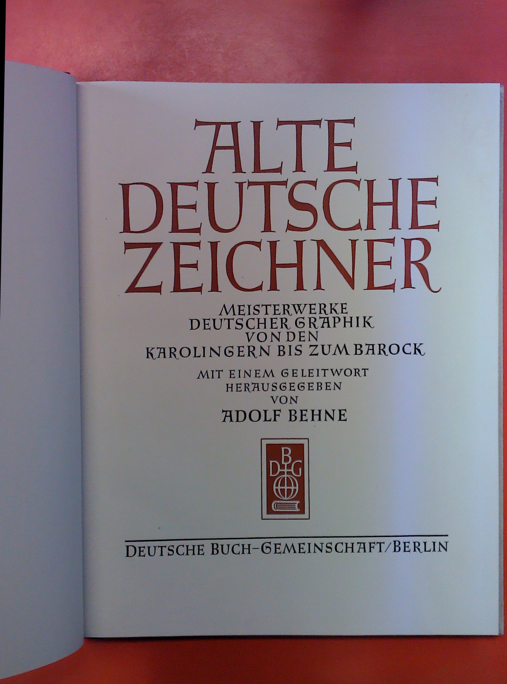 alte deutsche zeichner von behne - ZVAB