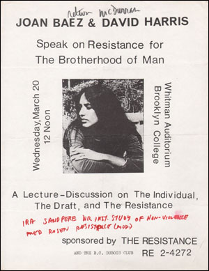 Speak on Resistance for the Brotherhood of Man: A Lecture - Discussion ...