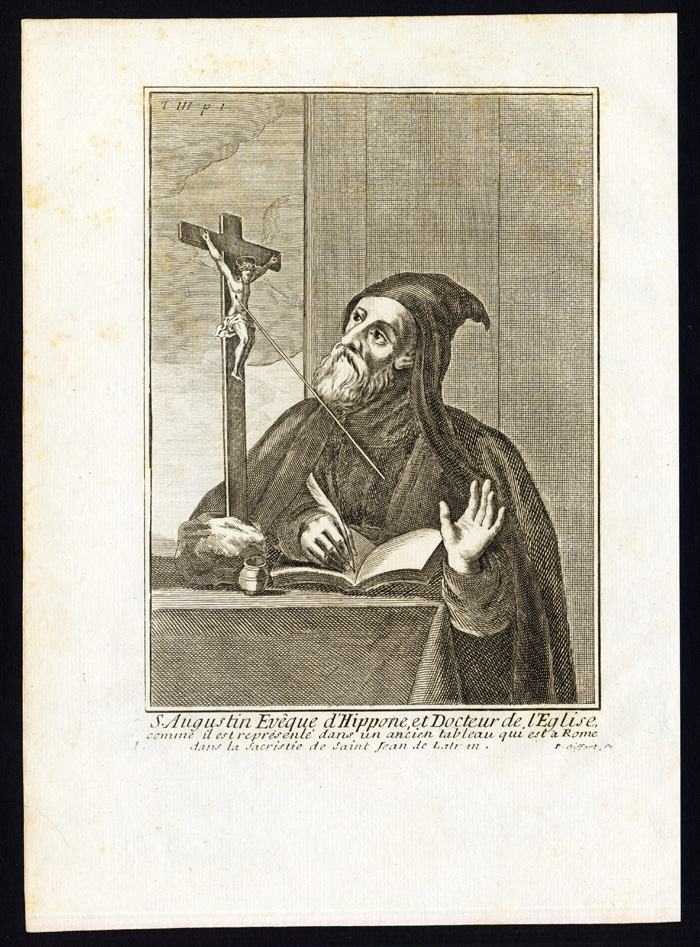 23 Antique Religious Prints-SAINT AUGUSTINE OF HIPPO-ORDER-HERMITS ...