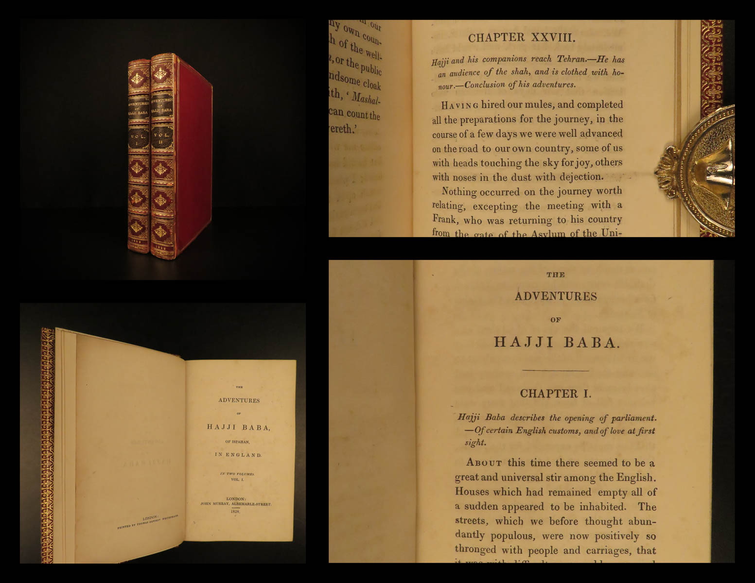 The Adventures of Hajji Baba of Ispahan in England by MORIER, James ...