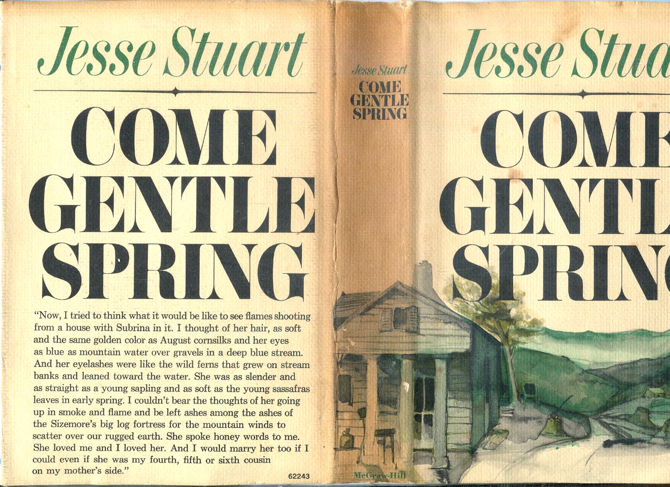 Come Gentle Spring by Stuart, Jesse: NF Hardcover (1969) 1st Edition ...