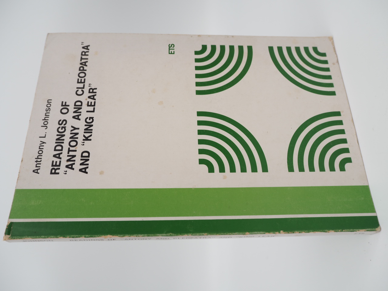 Readings of Antony and Cleopatra and King Lear. by Anthony L. Johnson ...