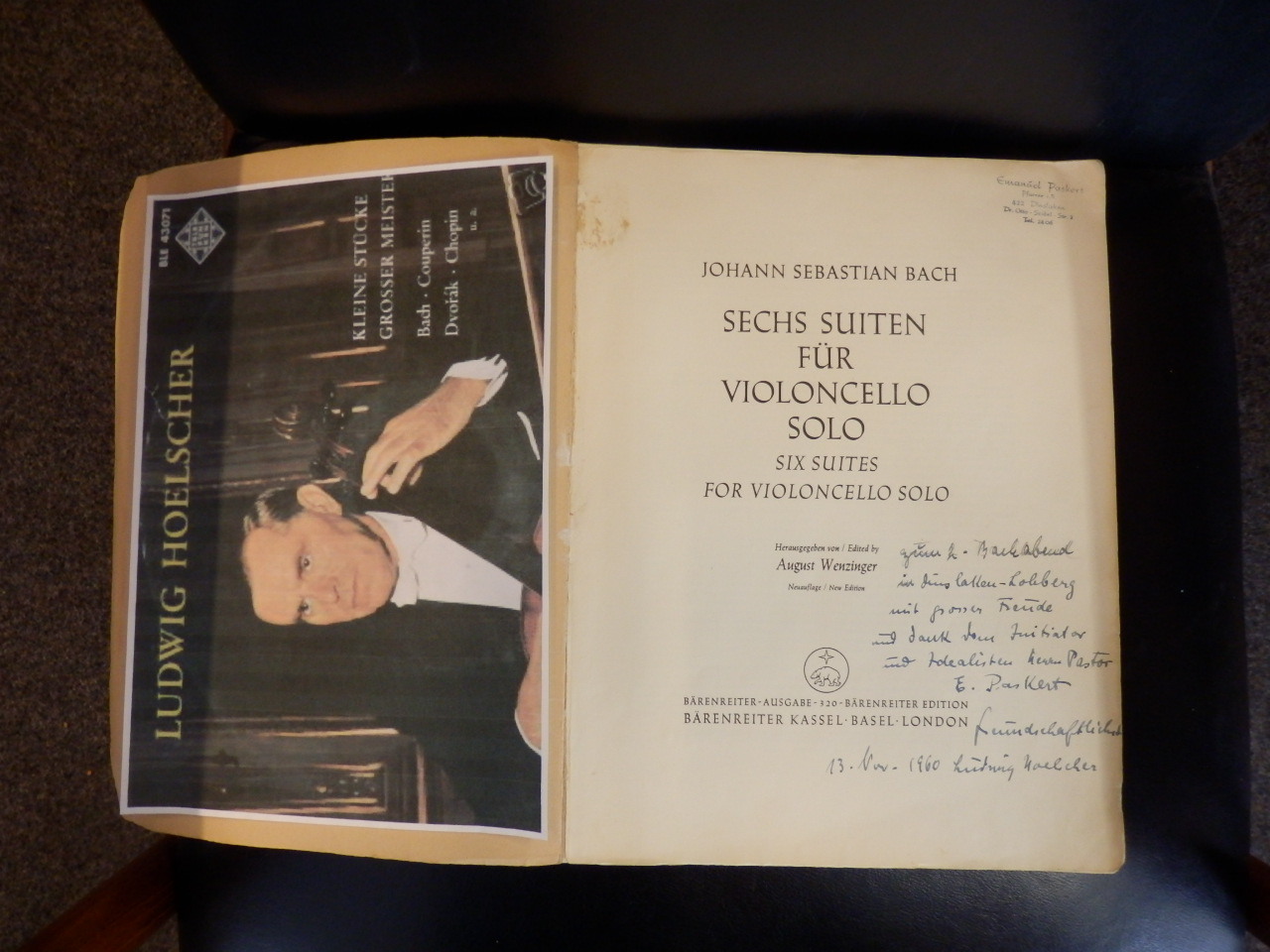 Johann Sebastian Bach Sechs Suiten für Violoncello Solo - Six Suites ...