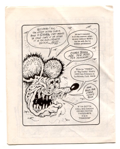 Big Daddy Roth's Engine Encyclopedia For Wimps: (1986) Comic | DTA ...