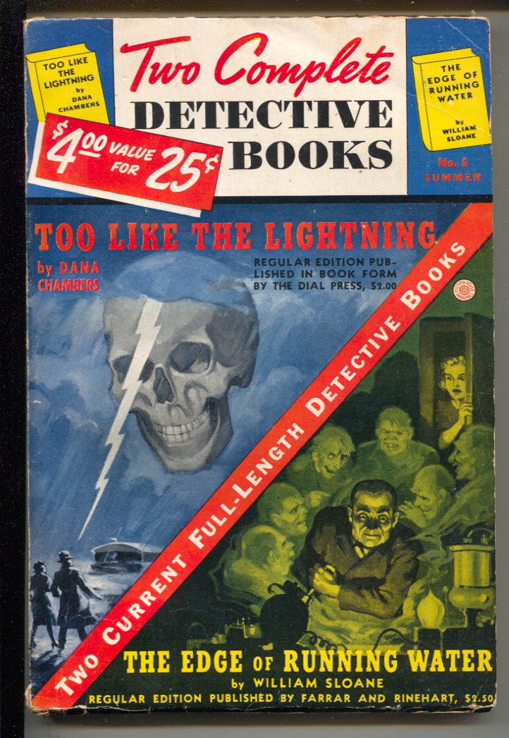 Two Complete Detective Books #6 Summer 1940-skull cover-mystery pulp ...