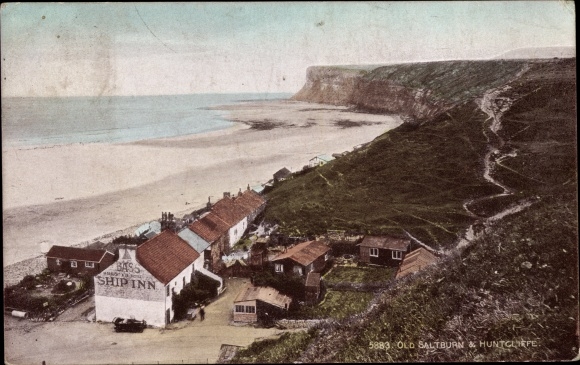 Ansichtskarte / Postkarte Old Saltburn Saltburn by the Sea North ...