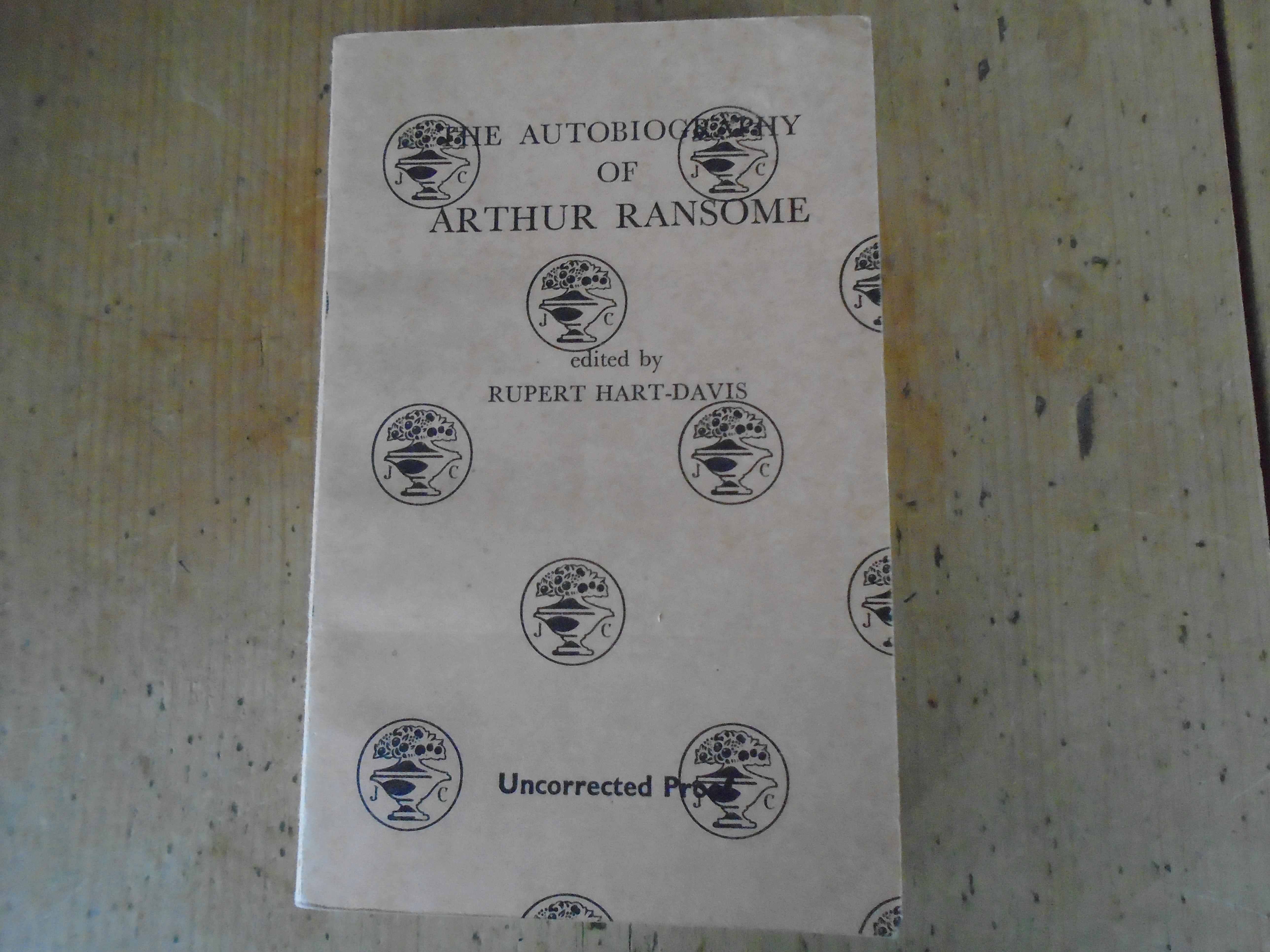 The Autobiography of Arthur Ransome by Rupert Hart-Davis: Near Fine ...