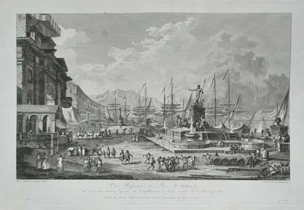 VEDUTA PROSPETTICA DEL PORTO DI MESSINA by Saint Non: (1780) Map | LUX ...