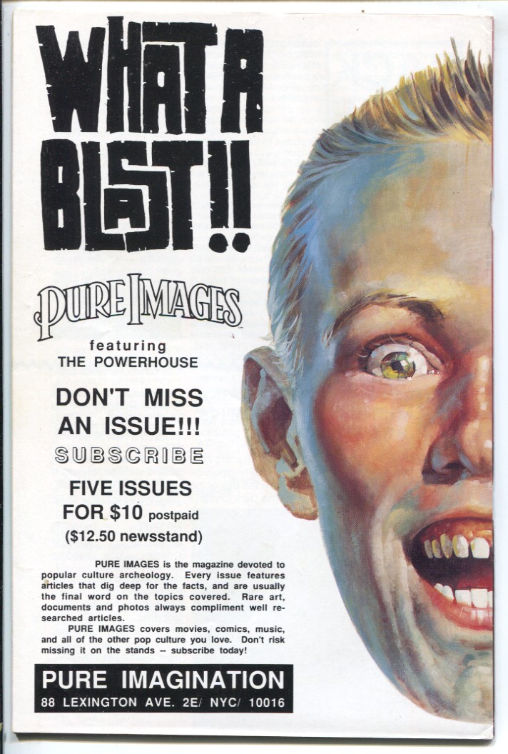 Pure Images #4 1981-History of Jim Warren & Famous Monsters of Filmdom ...