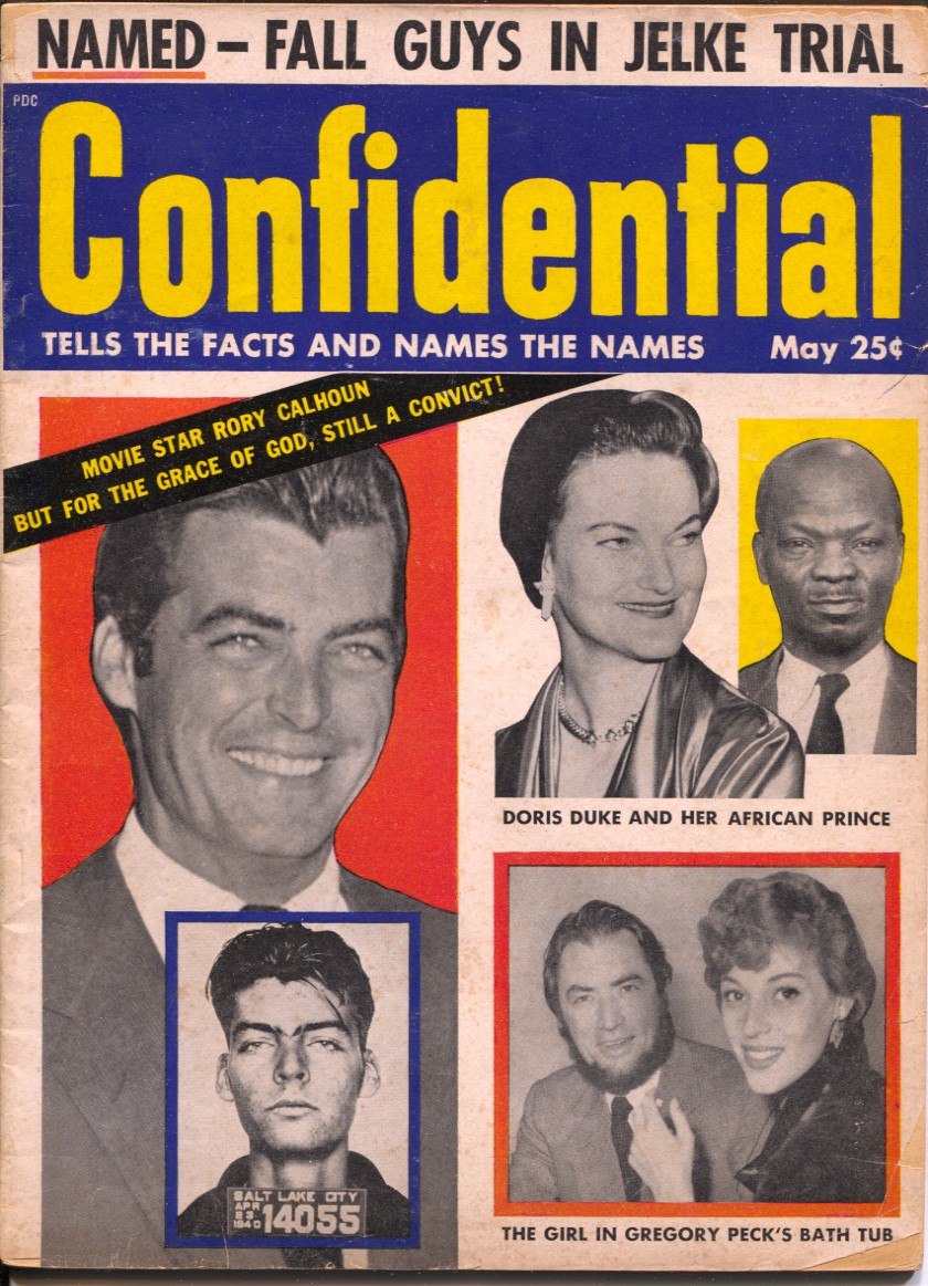 Confidential 5/1955-Joe Louis-Rory Calhoun-Gregory Peck-Burt Lancaster ...