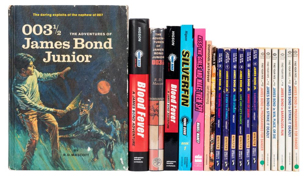 Group of James Bond Junior and Other Related James Bond Titles for ...