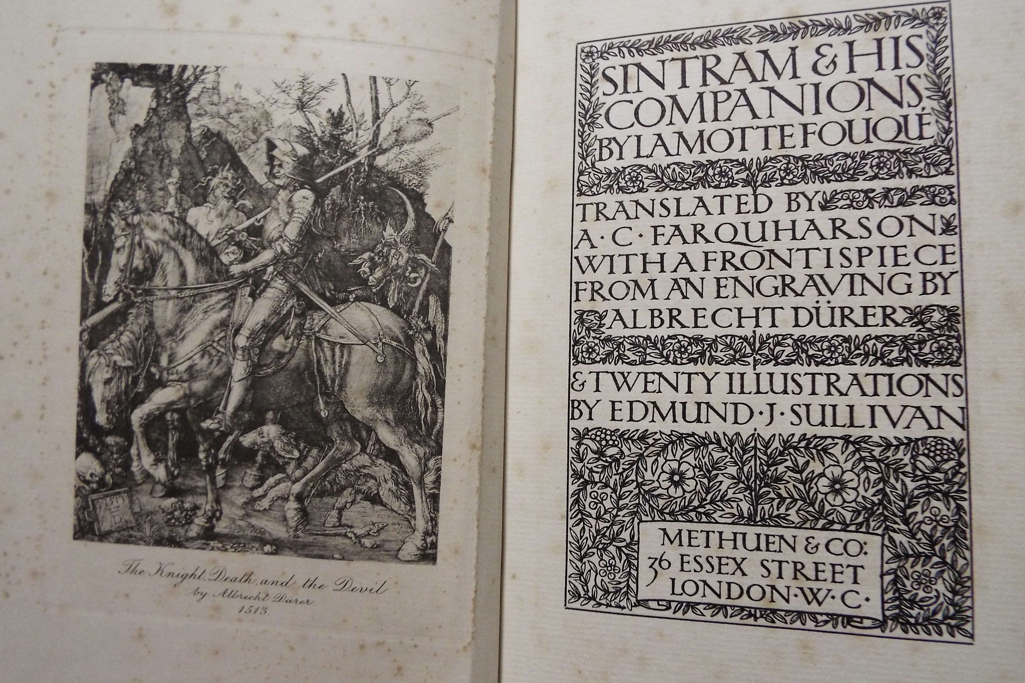 Sintram and His Companions : First thus by Fouque, Lamotte: Very Good ...