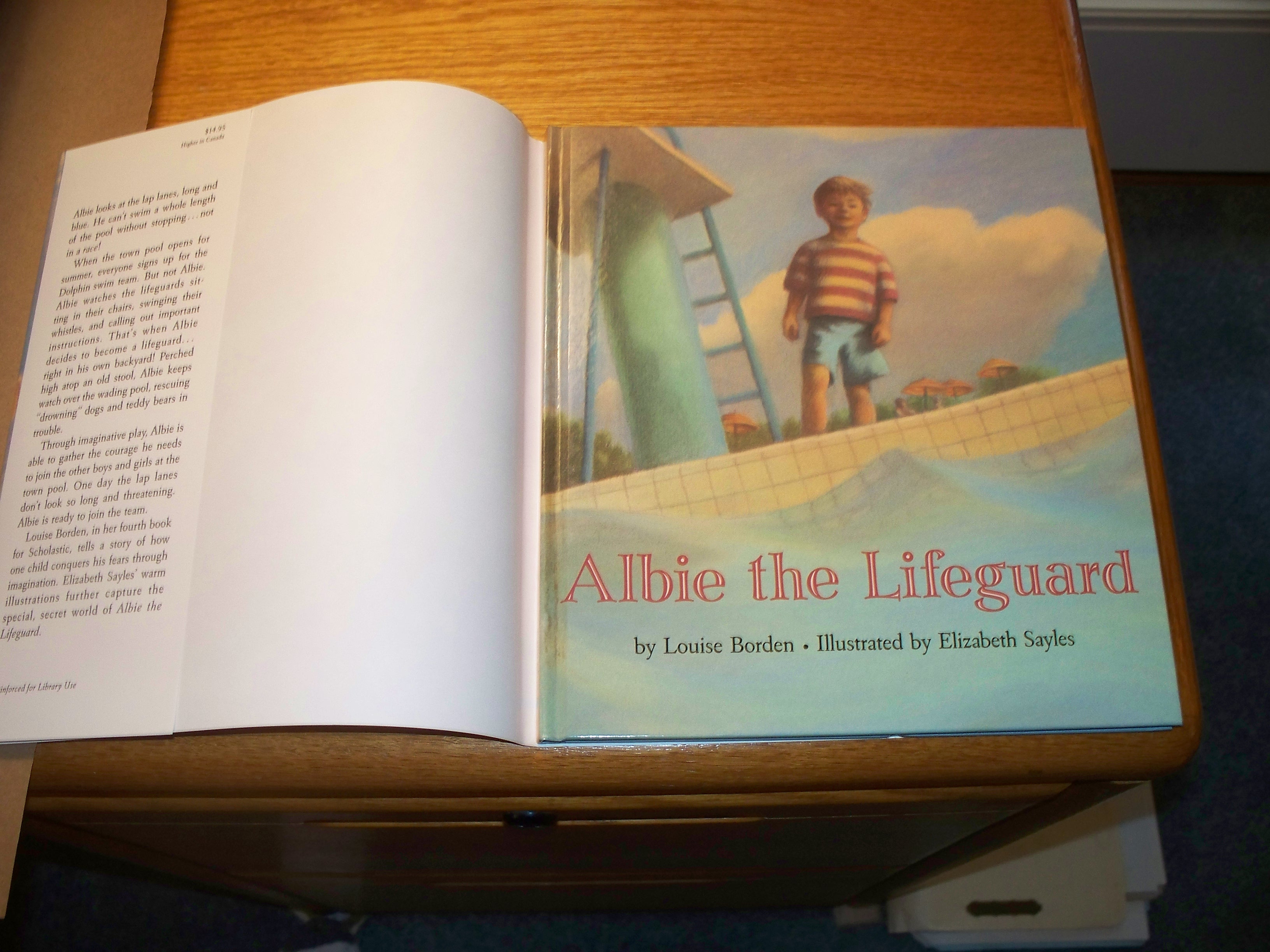 Albie the Lifeguard (Signed) by Borden, Louise: New Hardcover (1993 ...