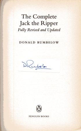 THE COMPLETE JACK THE RIPPER Fully Revised and Updated. by Rumbelow ...