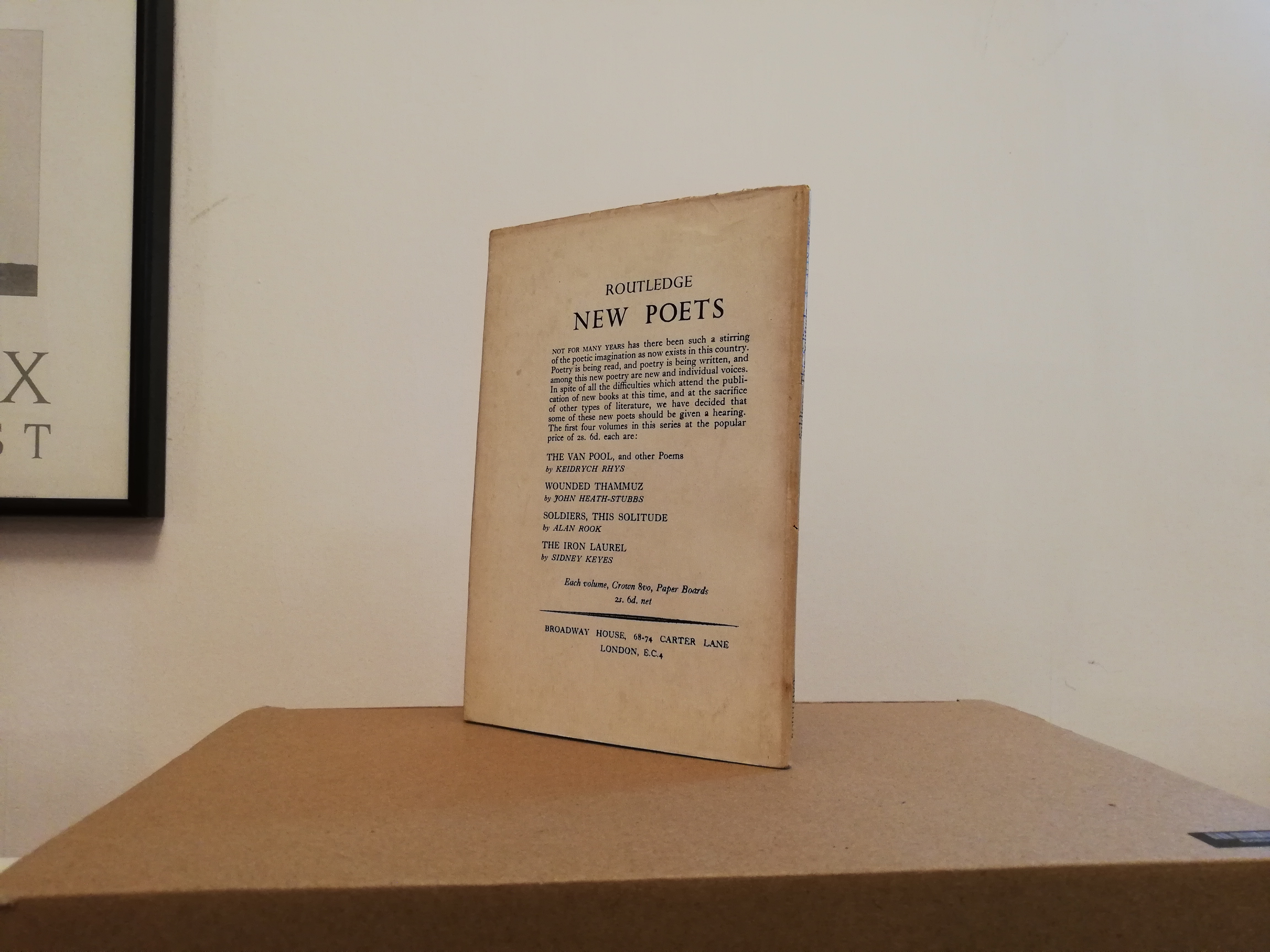 Soldiers, This Solitude. von ROOK, Alan.: (1942) | Peter Ellis ...