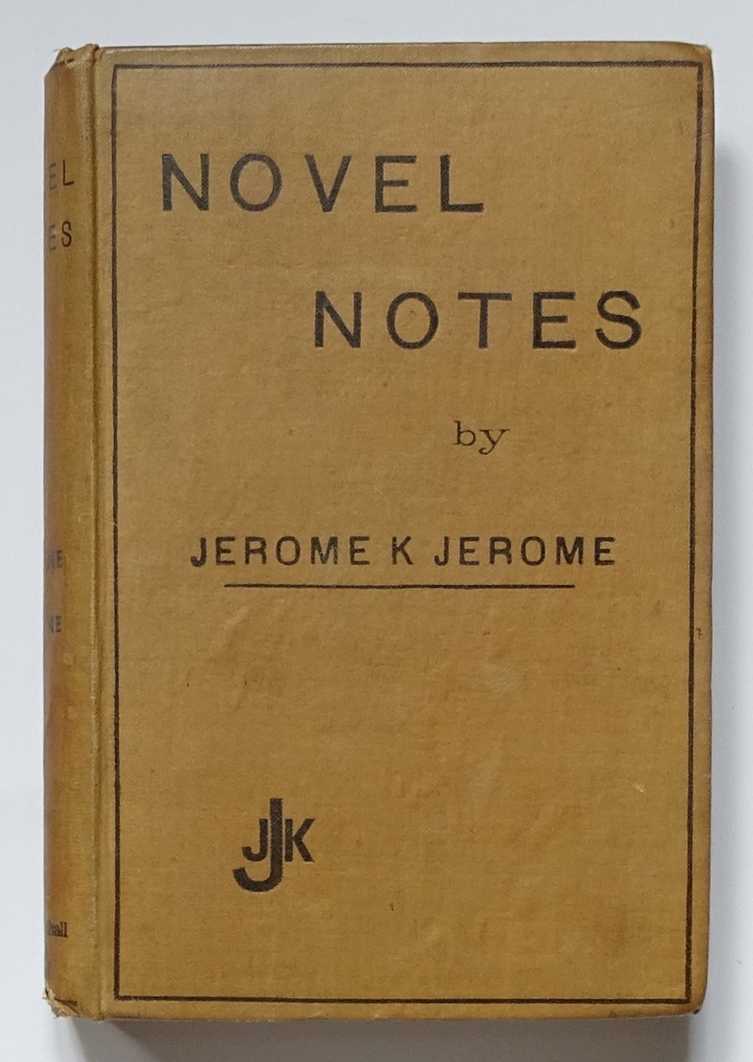 Novel Notes by Jerome (Jerome K.).: (1893) First Edition. | Bertram ...
