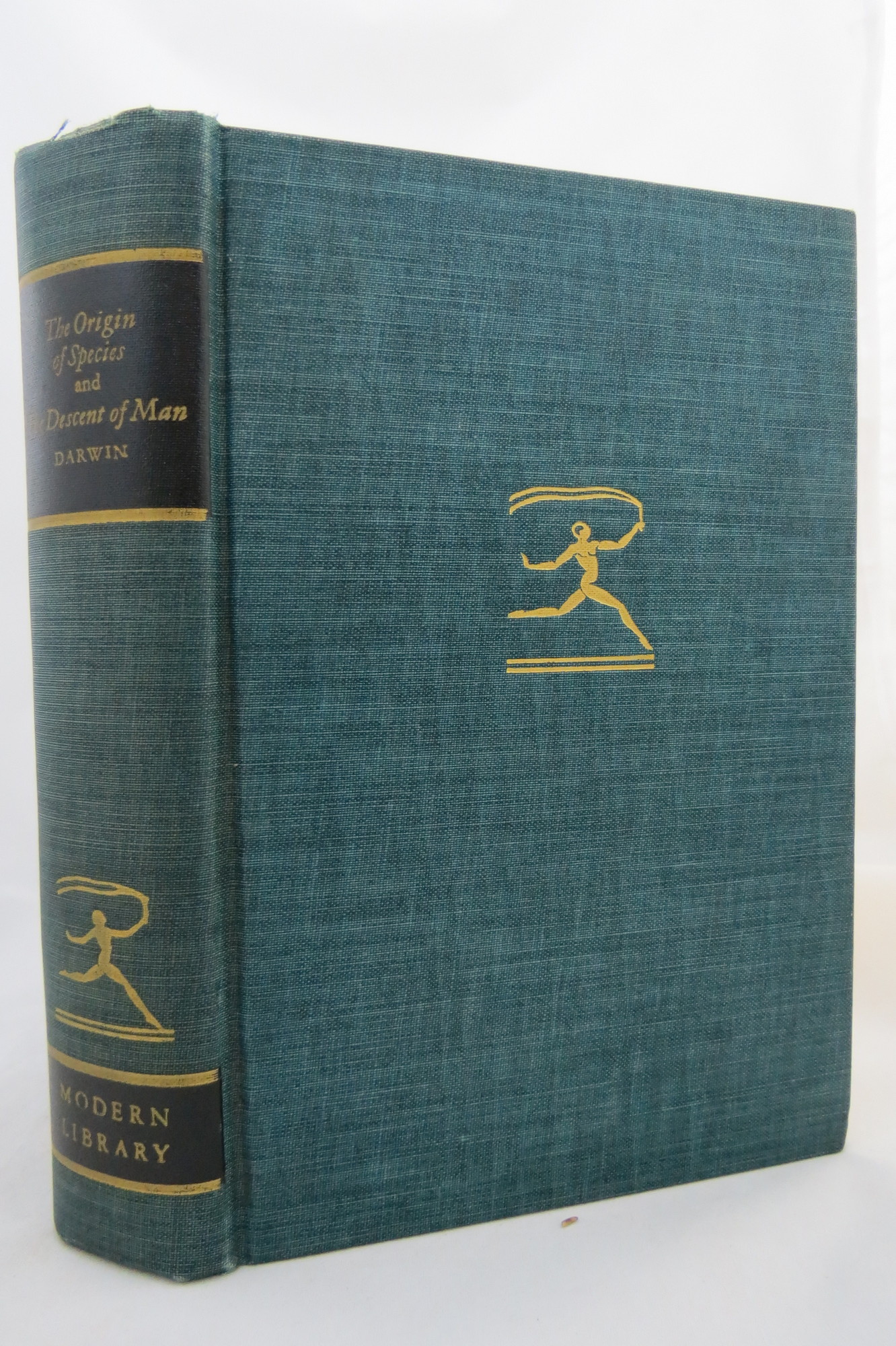 The Origin Of Species And The Descent Of Man G 27 By Charles Darwin Very Good Hardcover 1940