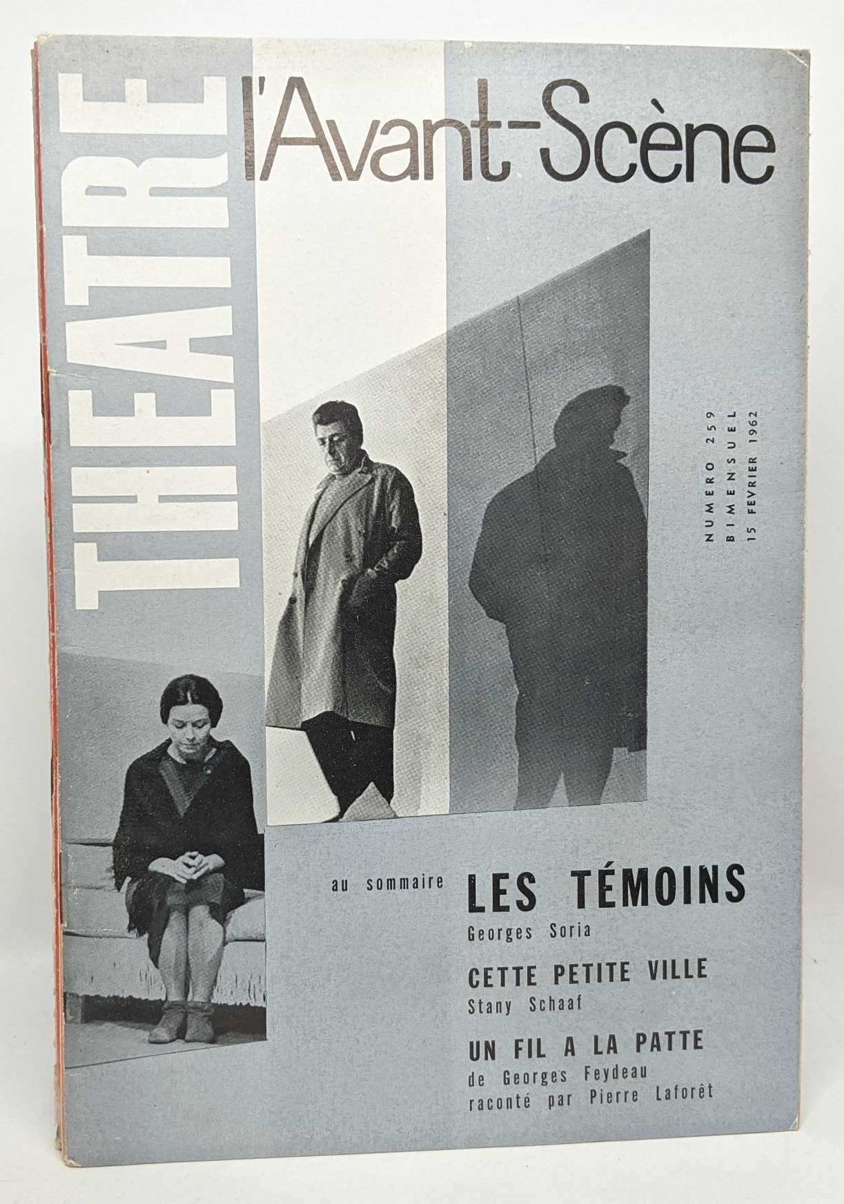 L'avant-scène théâtre 7 numéros (entre 1961 et 1963): 243-258-259-260 ...