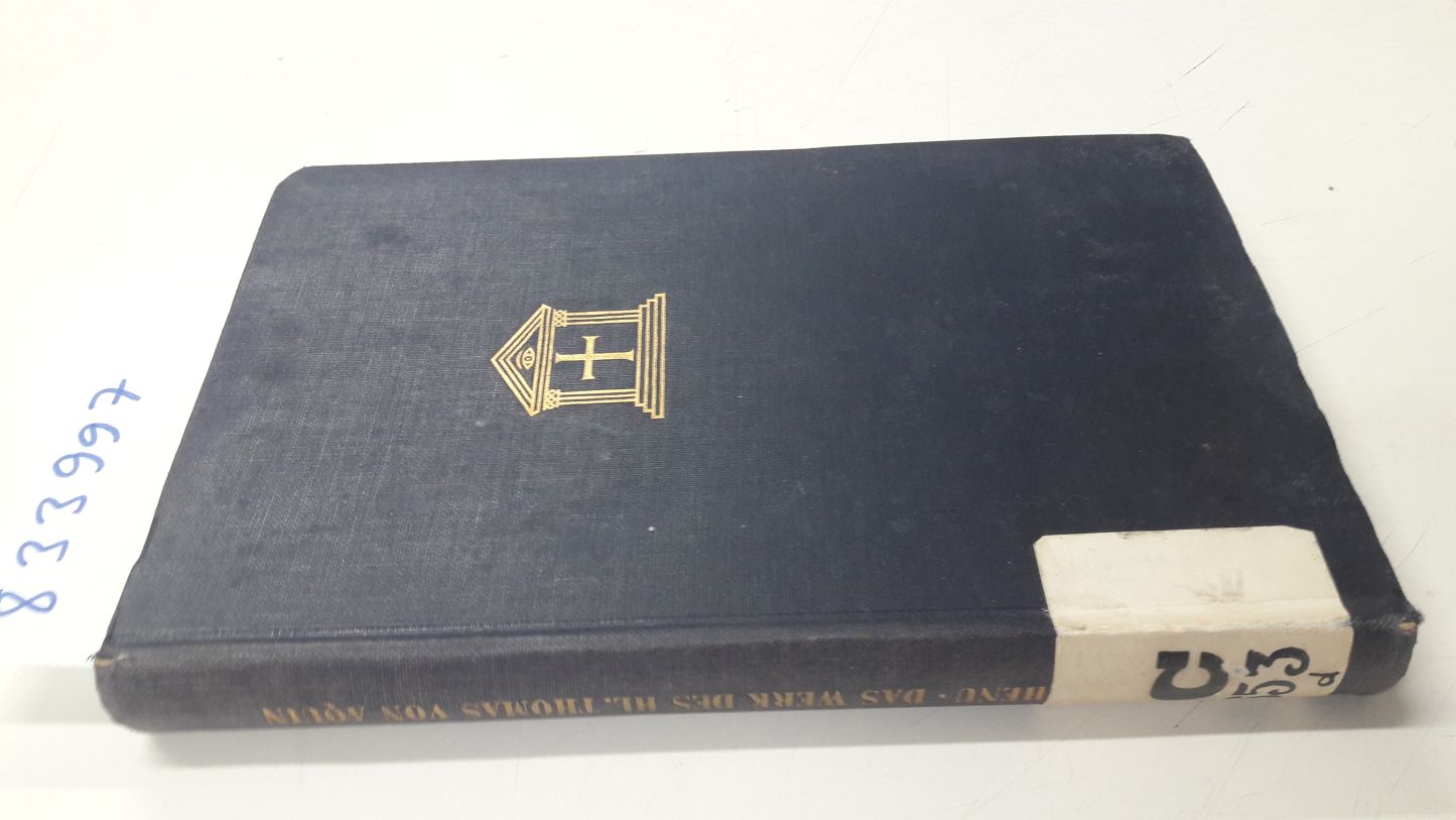 aquin thomas von von chenu - ZVAB