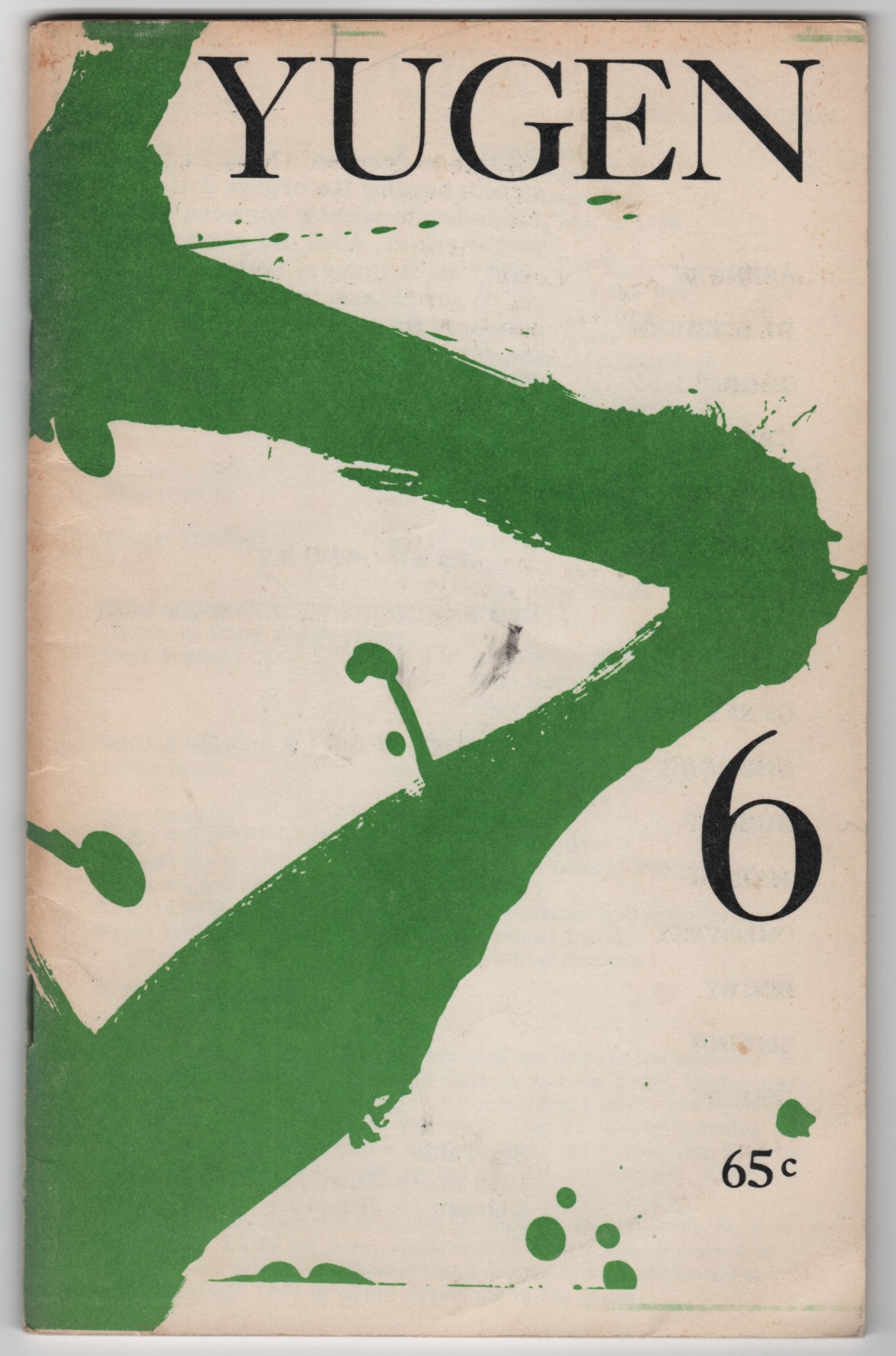Yugen 6 (1960) by Jones, LeRoi (ed.), Jack Kerouac, Michael McClure ...
