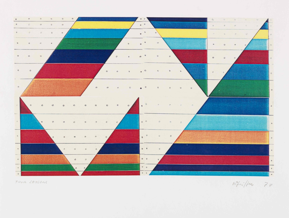 Four Seasons. 13 Blatt. Papiercollagen. Je 28 : 35,5 cm (Papierformat ...