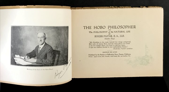 The Hobo Philosopher or the Philosophy of the Natural Life by Roger ...