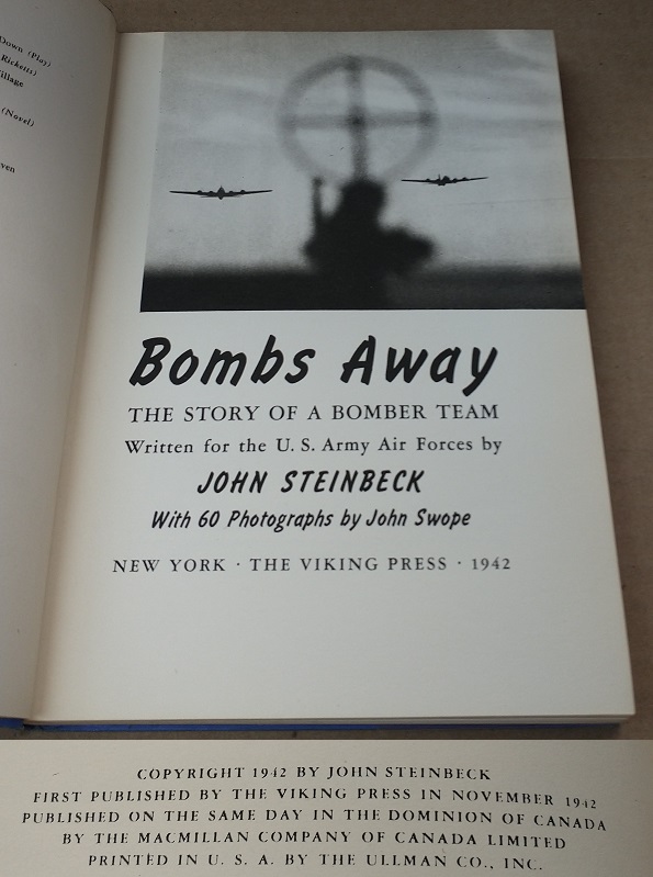 BOMBS AWAY. THE STORY OF A BOMBER TEAM. WRITTEN FOR THE U.S. ARMY AIR ...