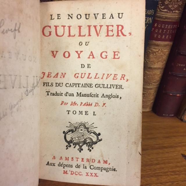 LES NOUVEAU GULLIVER, OU VOYAGE DE JEAN GULLIVER [TWO VOLUMES BOUND ...