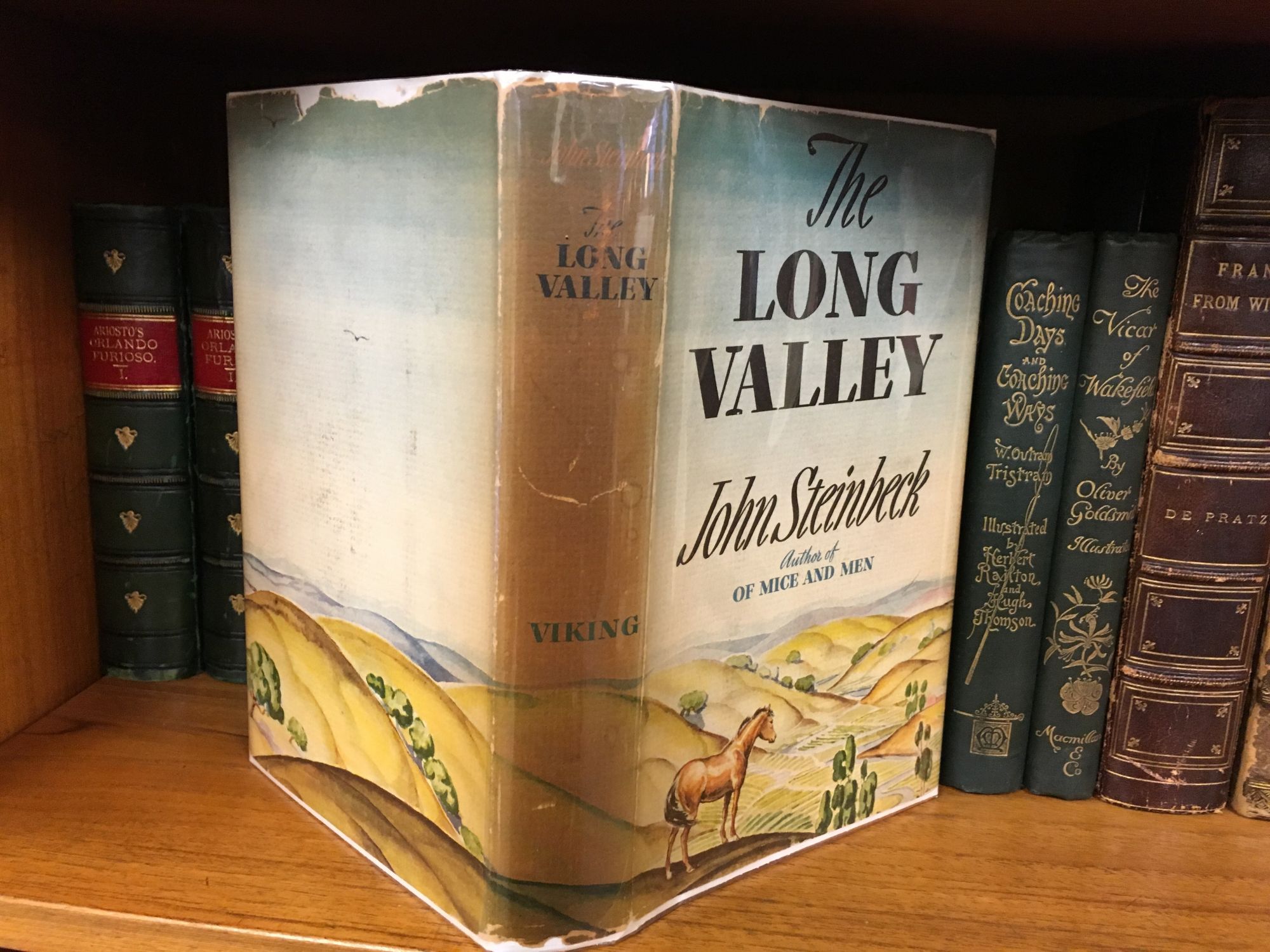 THE LONG VALLEY by Steinbeck, John: Hardcover (1938) First Edition ...