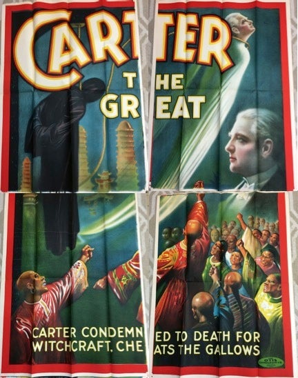 ORIGINAL "CARTER THE GREAT" 8 SHEET POSTER by Carter, Charles Joseph ...