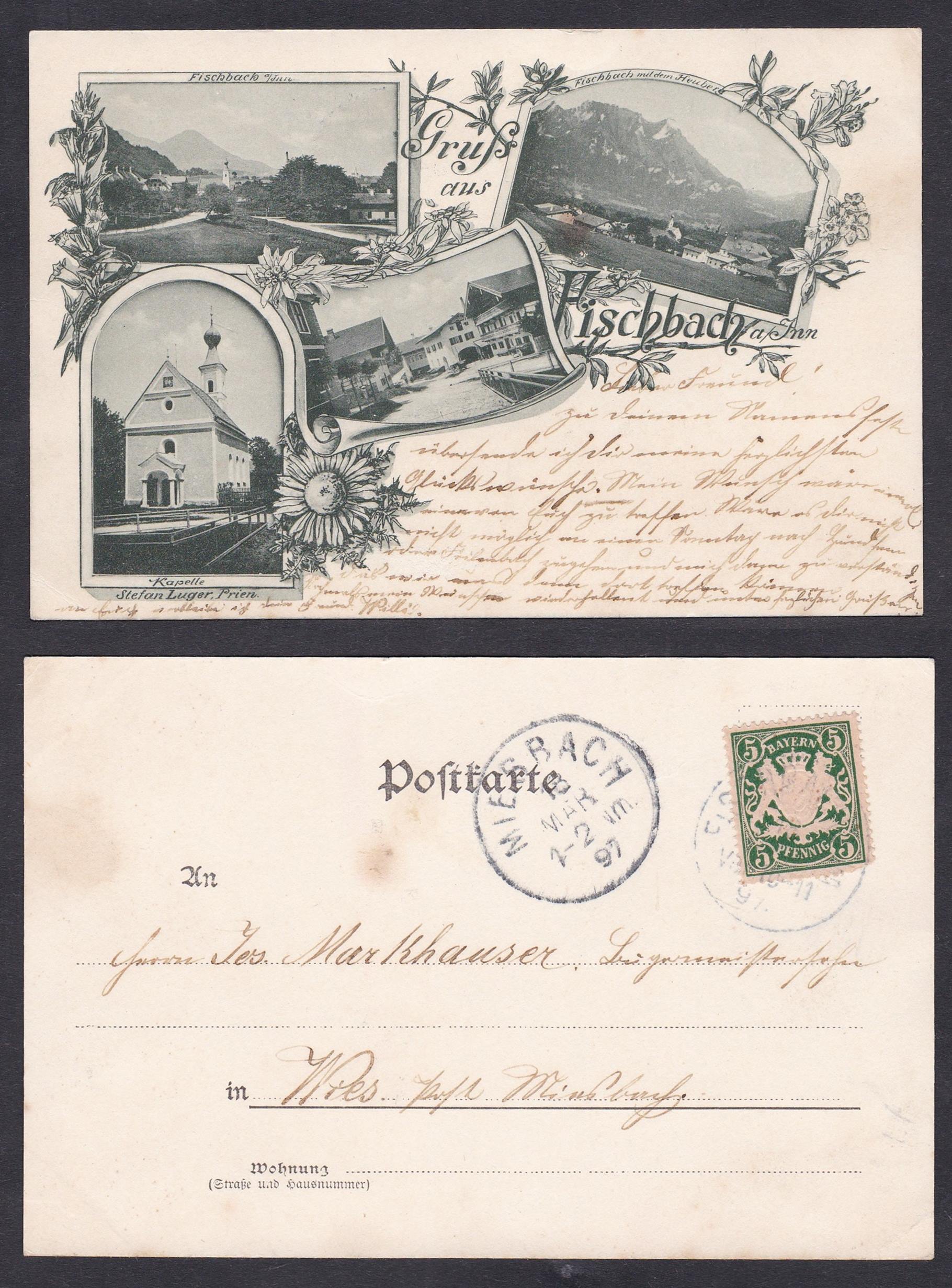"Gruss aus Fischbach a/Inn" - Fischbach am Inn Flintsbach am Inn Bayern ...