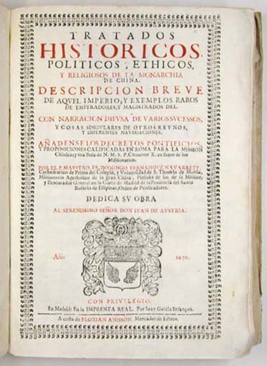 Tratados Historicos, Politicos, Ethicos, y Religiosos de la Monarchia ...