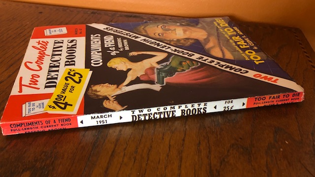 TWO COMPLETE DETECTIVE BOOKS. No. 67. March, 1951: Near fine Softcover ...