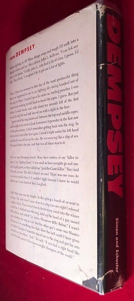 Dempsey (SIGNED & INSCRIBED BY ALL 3 AUTHORS TO OSCAR FRALEY, CO-AUTHOR ...